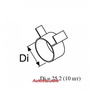 Veeühendustoru liidesed + klambrid Thermo Pro 50 / Pro 90 (W9024807A)