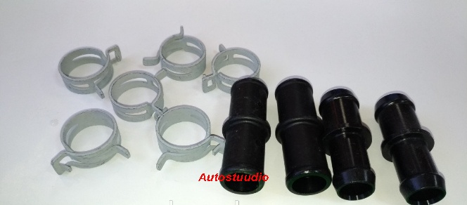 Veeühendustoru liidesed + klambrid Thermo Pro 50 / Pro 90 (W9024807A)